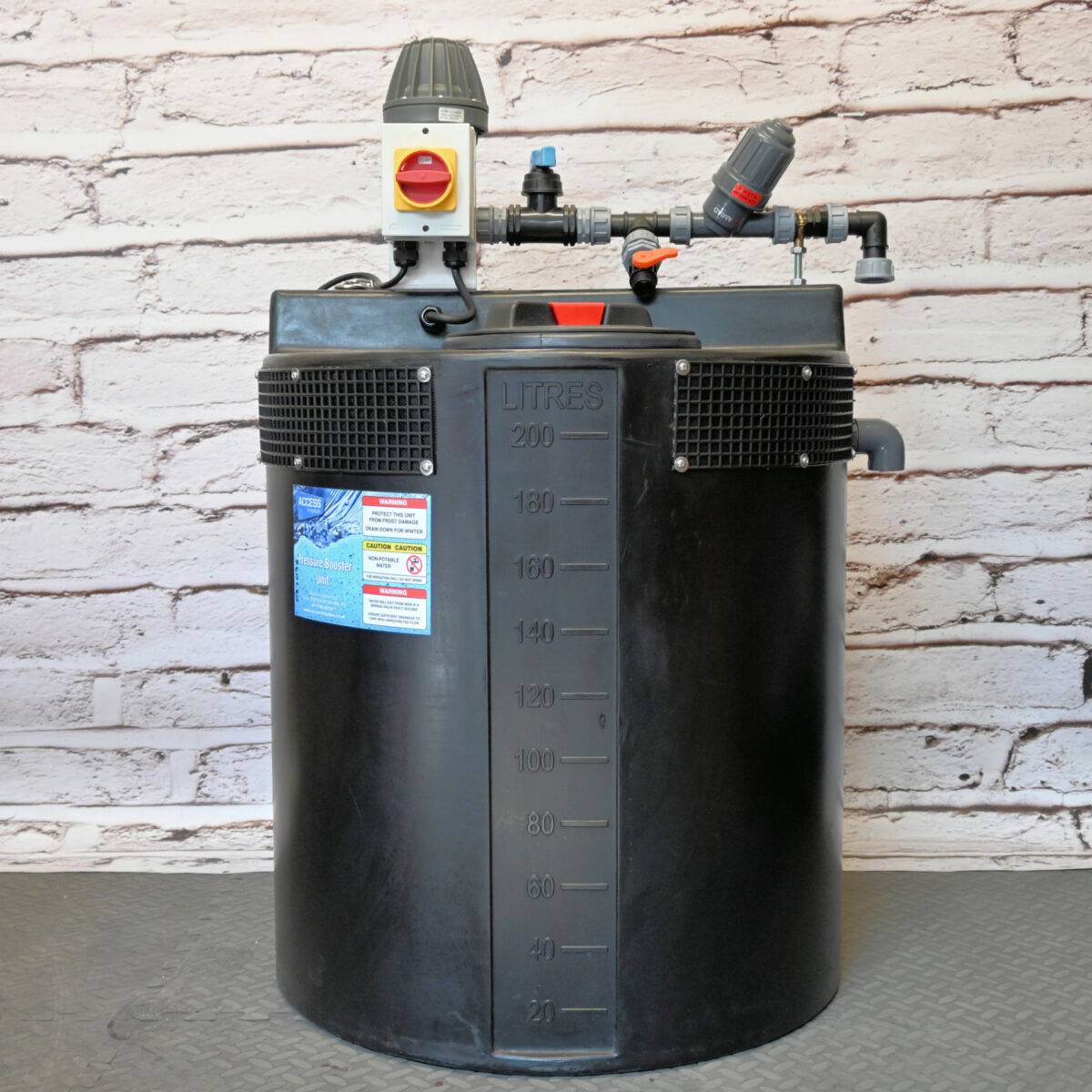 Fluid Category 5 break tank